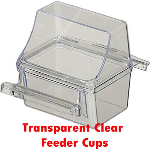 Large Open Top Canary Parakeet Cockatiel Lovebird Finch Bird Cage - 18" Length x 14" Depth x 35" Height