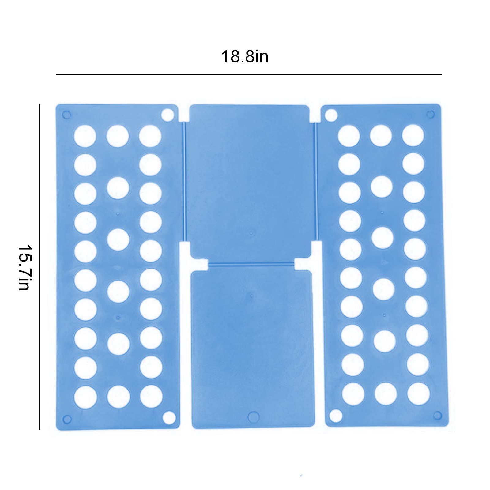 Clothing Folding Board Folding Boards Quality Baby Magic Clothes Folder T Shirts Jumpers Organizer Fold Save Time Quick Clothes Folding Board Clothes Holder (Blue)