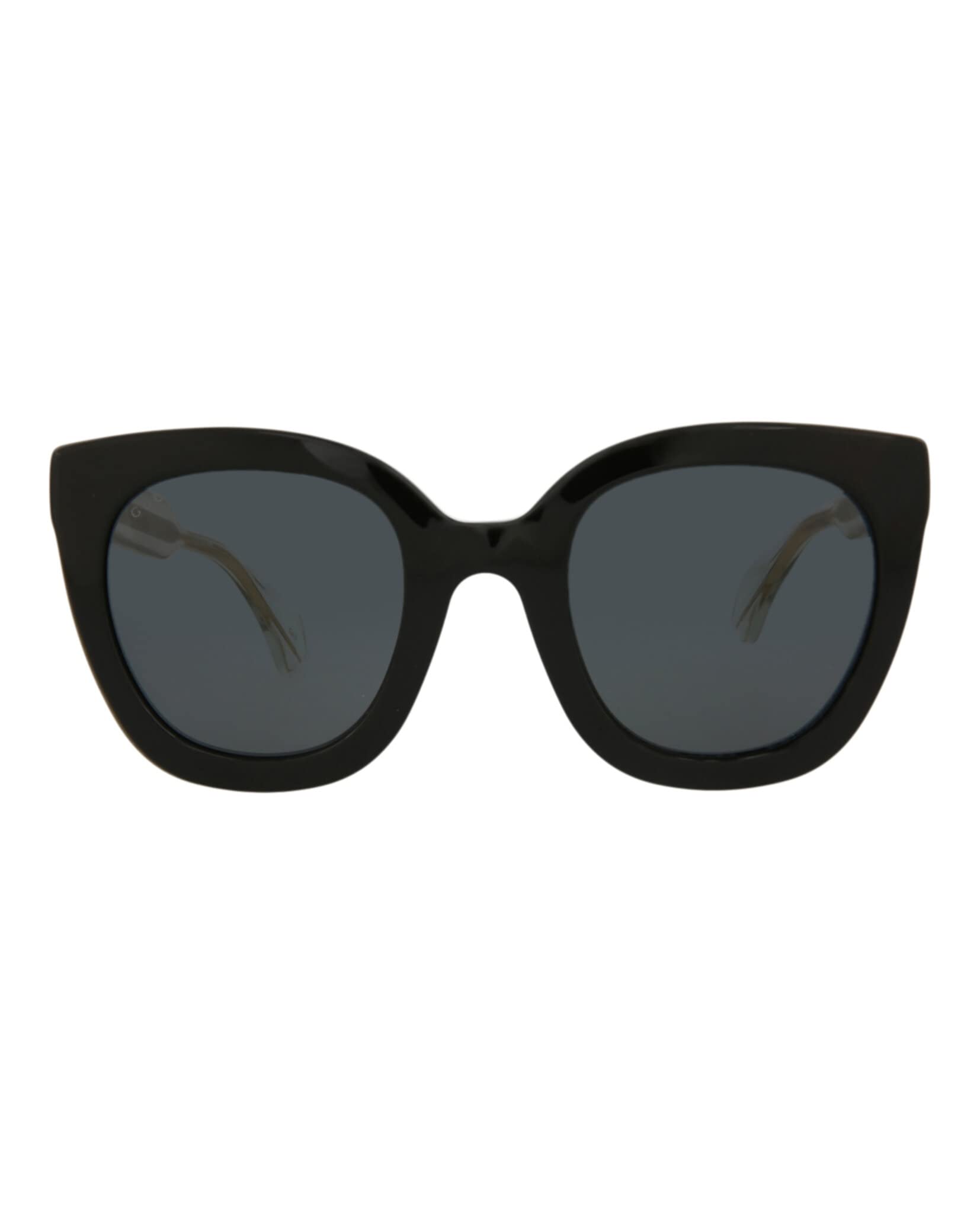 Gucci Cat Eye Sunglasses Black Crystal Grey Luxury Eyewear Made In Italy Acetate Frame Designer Fashion for Everyday Luxury
