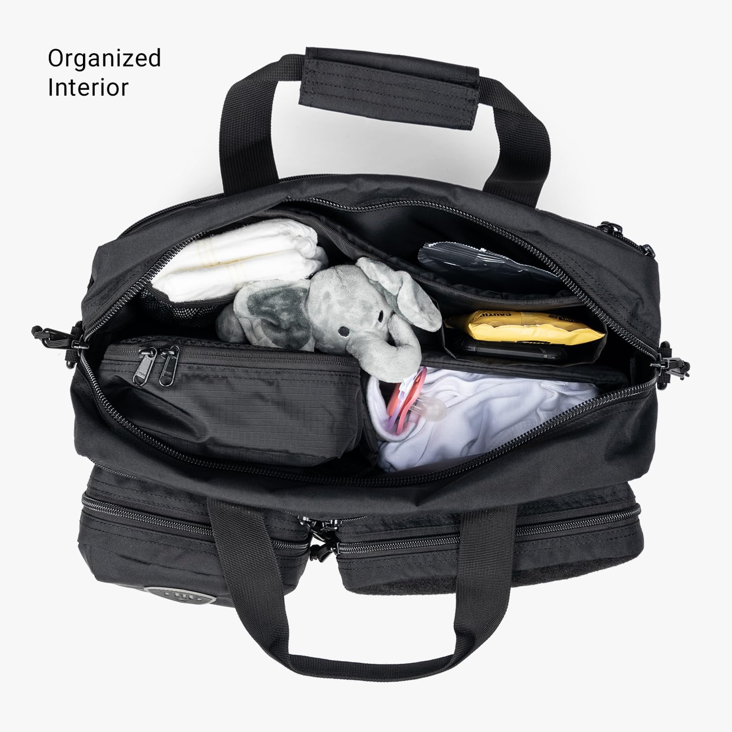 Tactical Baby Gear Deuce 3.0 Tactical Diaper Bag with Changing Mat (Coyote Brown)