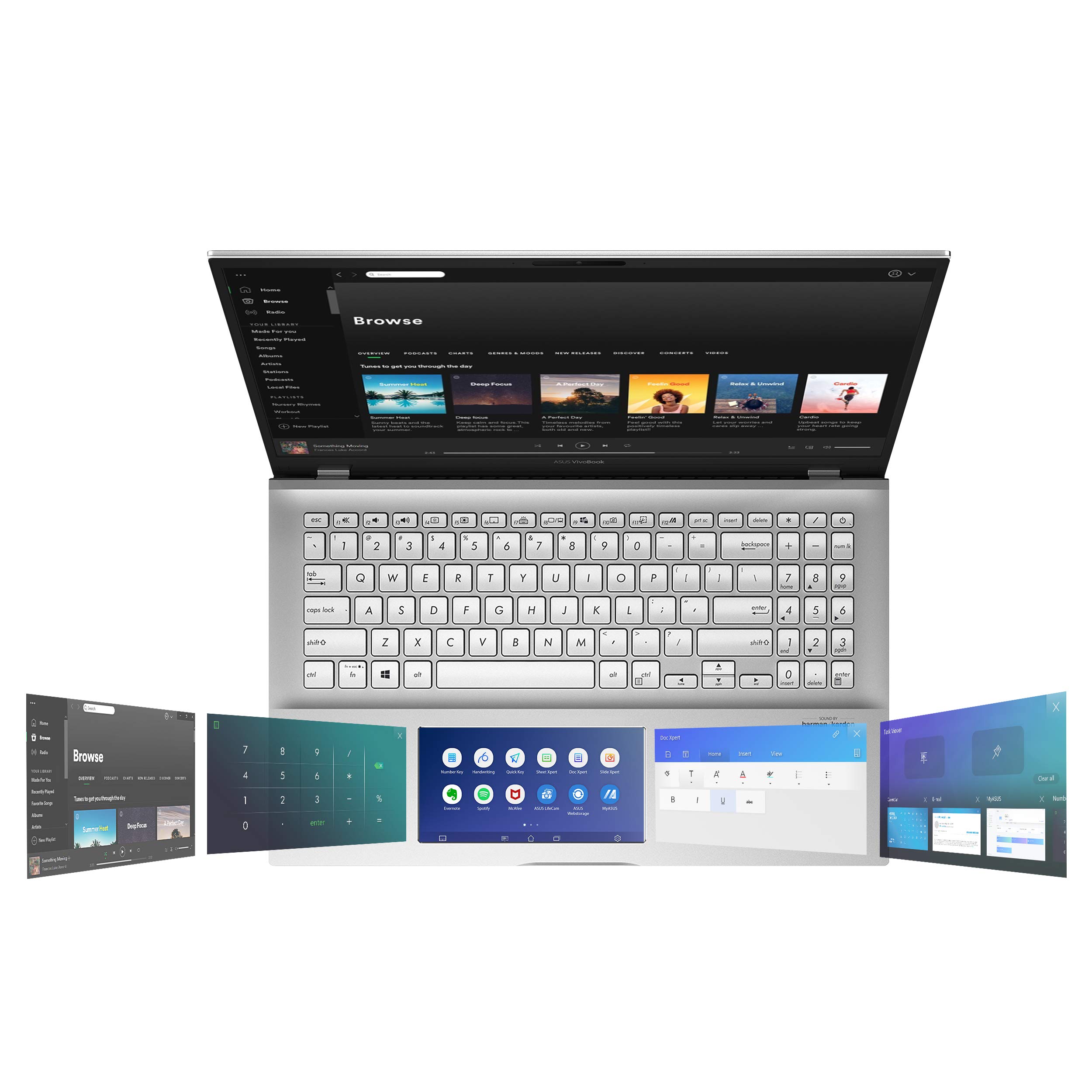 ASUS VivoBook S15 Thin & Light 15.6” FHD, Intel Core i7-8565U CPU, 8GB DDR4 RAM, PCIe NVMe 512GB Teton Glacier SSD, Windows 10 Home, S532FA-PB55, Transparent Silver