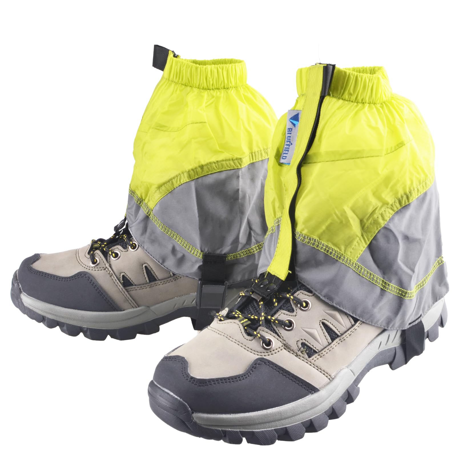 Azarxis Gaiters Low Gators Snow Ankle Gaiters for Women & Men & Youth Outdoor Hiking Walking Backpacking Lightweight Waterproof Adjustable Sand Proof (Green)