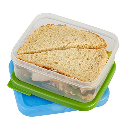 Rubbermaid LunchBlox Sandwich Kit, Green 1806231,Green, Blue