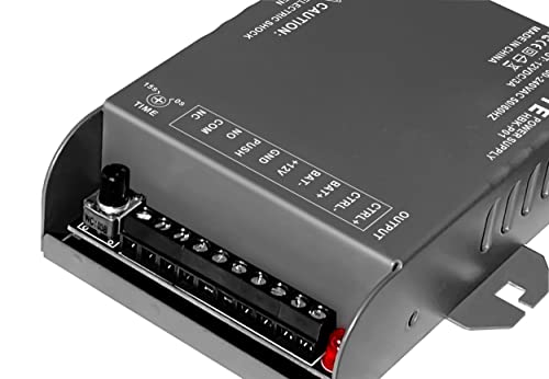UHPPOTE Door Access Control Power Supply 12V for Electric Lock Intercom Camera (Input:110-240VAC to Output:12VDC)