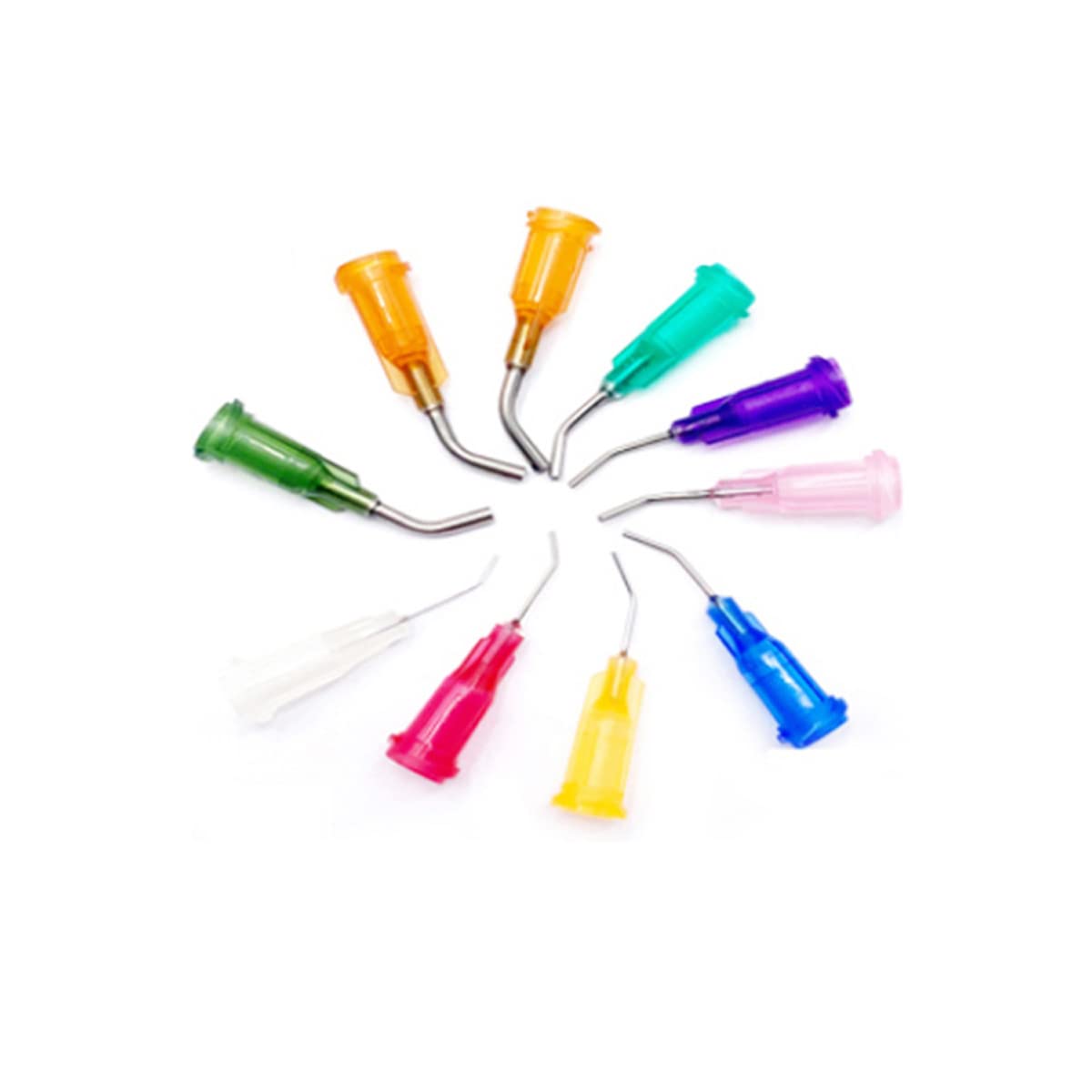 SKYPRO 54Pcs 30ml Precision Tip Applicator Bottles Kit, Dispensers Applicator Bottles for Liquid, Glue Oil, Acrylic Paint β 5 Squeeze Bottles, 5 Syringe Caps, 5 Glue Nozzles and 39 dispensing needles