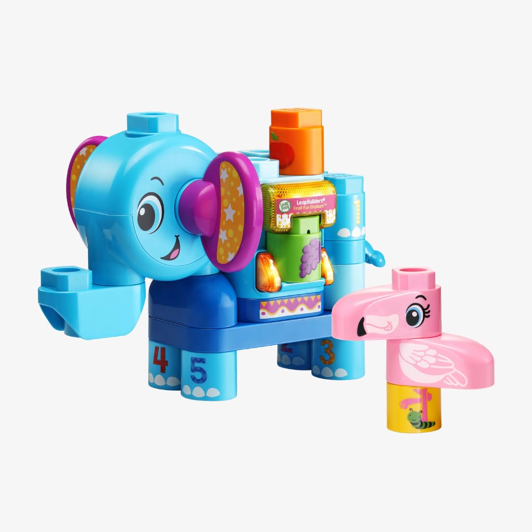 LeapFrog LeapBuilders Fruit Fun Elephant, Multicolor