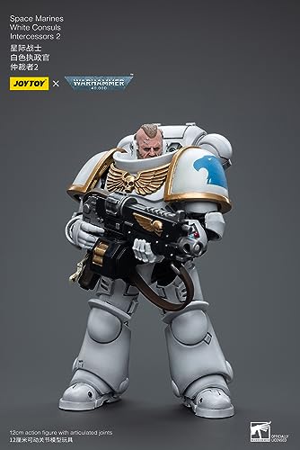 JoyToy Warhammer 40K: Space Marines White Consuls Intercessors 2 1:18 Scale Action Figure