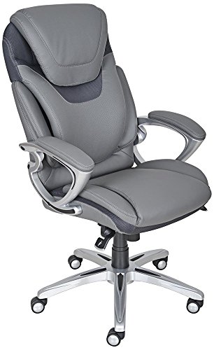 Serta AIR Health and Wellness Executive Office Chair High Back Ergonomic for Lumbar Support Task Swivel & Big & Tall Executive Office Chair High Back All Day Comfort Ergonomic Lumbar Support
