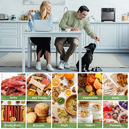 πππ©ππ«ππ Food Dehydrator for Jerky,8 Stainless Steel Dehydrator with 8.8ftΒ² Drying Space, Food Dryer Machine for Meat, Fruit, Beef, Herbs, and Pet Food with Adjustable Timer and 190Β°F Temperature