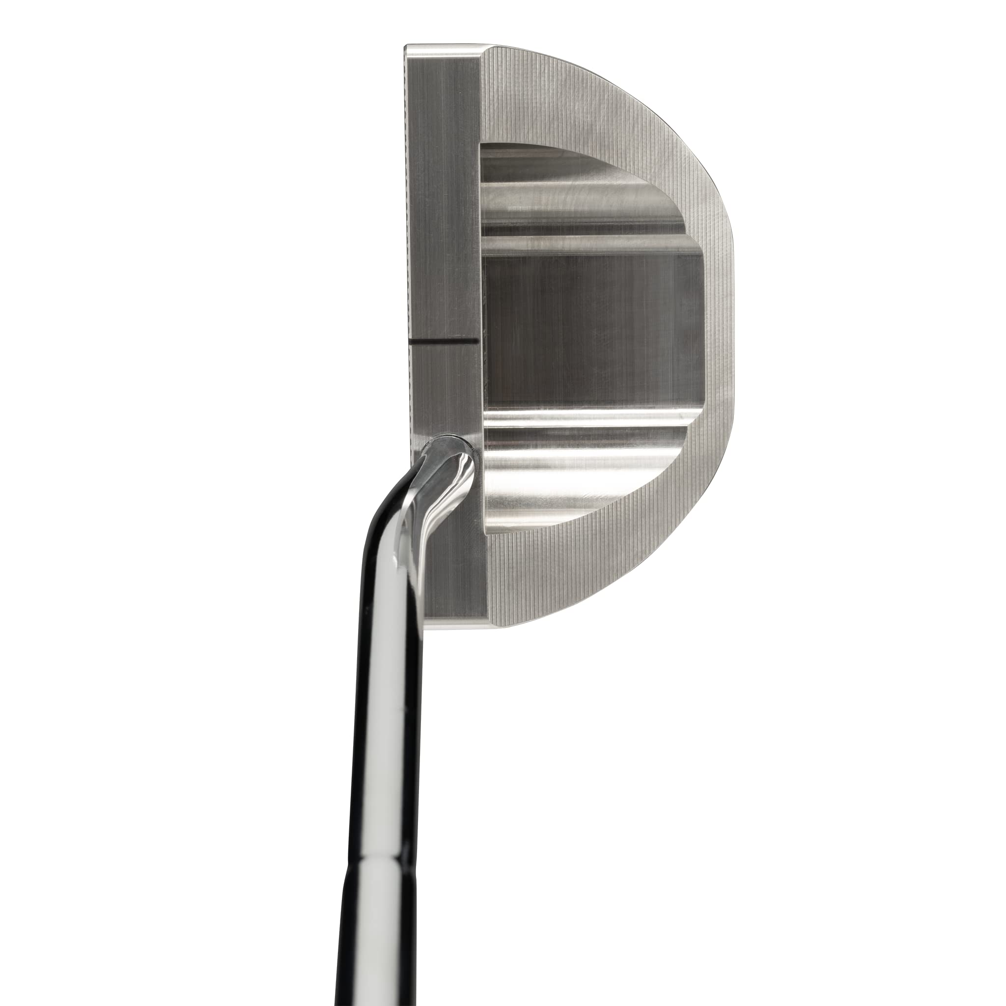 Bell IV H-390 Half-Offset CNC Milled Full-Mallet Golf Putter + Tacki-Mac Jumbo Flat Top Grip (Right, 32)