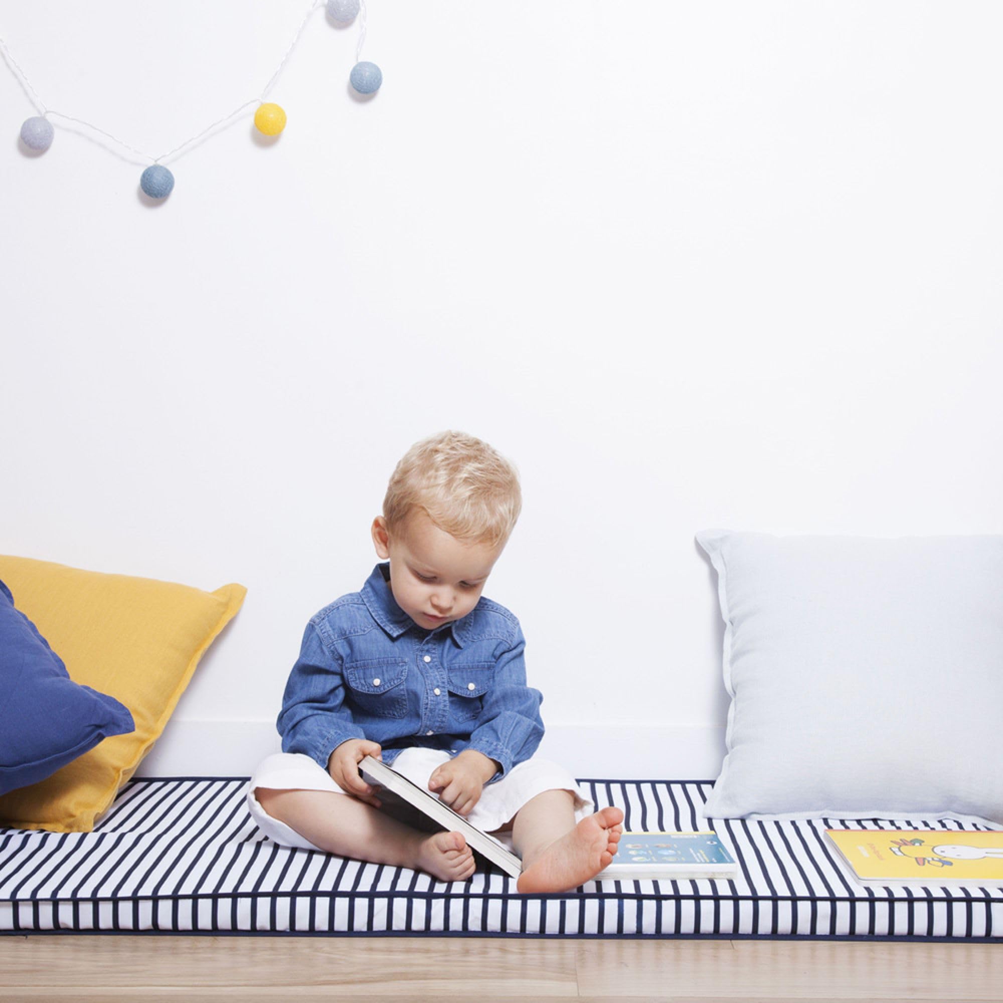 BabyToLove Nap Mat | Easily Rolls Up, Includes Straps to Carry | Perfect for Traveling | Removable Cover | Pink Forest