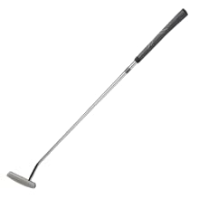 Bell F-360 Full Offset Standard Blade Golf Putter + Winn Dri-Tac Dark Gray Jumbo Pistol Lite Grip (Right, 40)