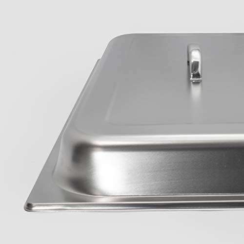 ExcelSteel Kitchenware Dinner Perfect for Banquets, Buffets, Parties 9-Quart Heavy Duty Rectangular Stainless Chafing Dish Set, 9 qt