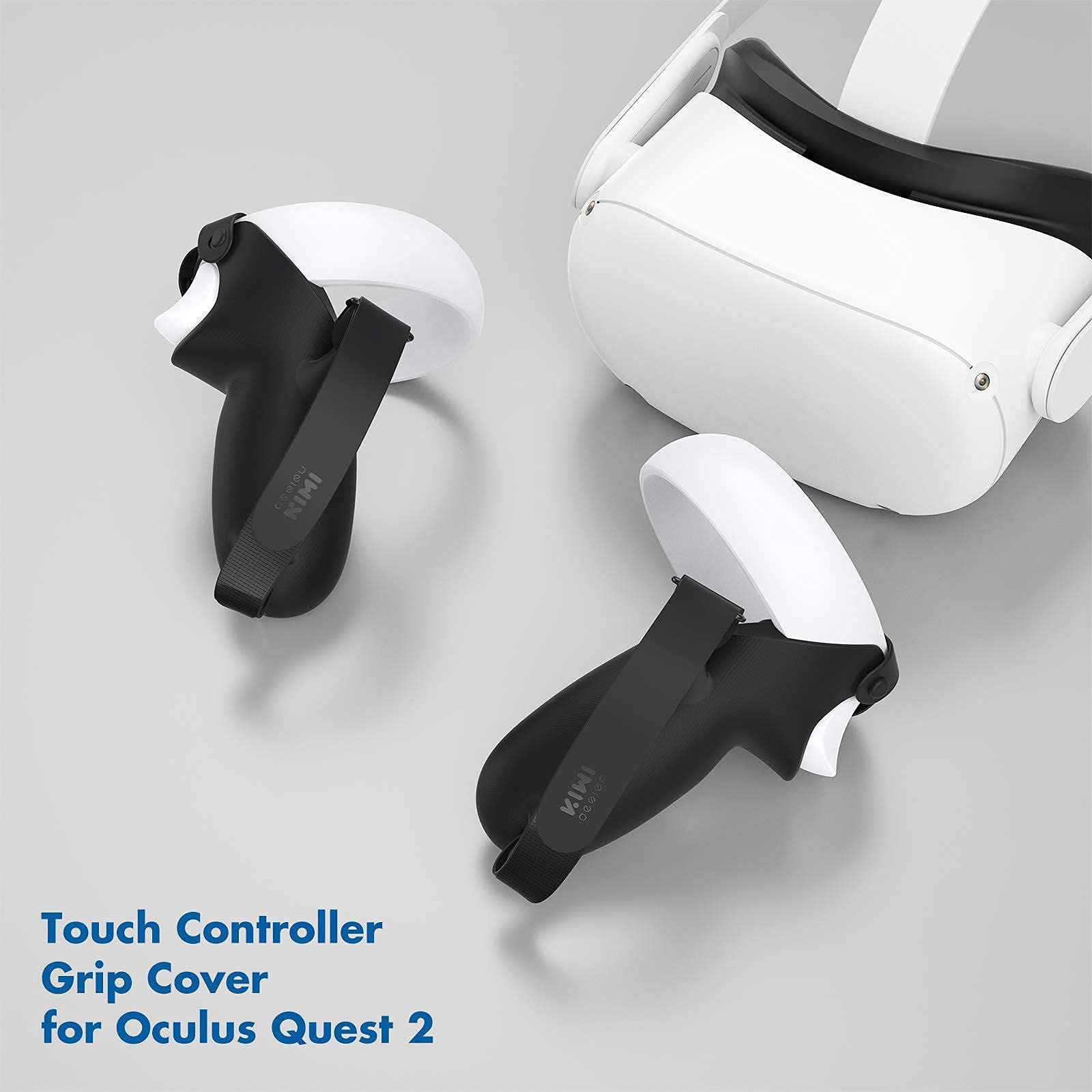KIWI design Silicone Controller Grips Cover and Battery Strap Accessories