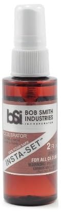 Bob Smith Industries Cyanoacrylate Bundle, Super Thin Insta-Cure, Gap Filling Medium Insta-Cure+, Extra Thick Maxi-Cure, and Accelerator Insta-Set (Pack of 4) - Bundled with Make Your Day Paintbrushes