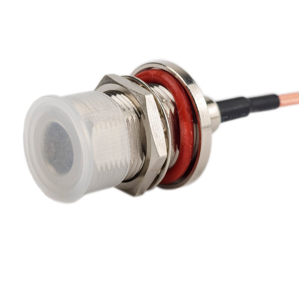 Eagles Bulkhead 2pcs 30cm/12inch/1ft RF Coaxial Coax Cable Assembly - SMA Male Right Angle to N Female Connector Adapter