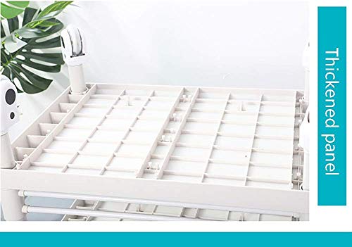 for Storage Organizer,Shelving Unit on Wheels,Hospital Equipment Trolley with Drawer/White/54 * 37 * 98Cm, PIBM, White, 64 * 44 * 98Cm