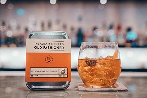 Old Fashioned Cocktail Kit - The Cocktail Box Co. Premium Travel Cocktail Kits | Old Fashioned Kit, Muddler, Cocktail Sugar Cubes, Bitters for Cocktails | Old Fashioned Bar Mixology, Old Fashioned Mix