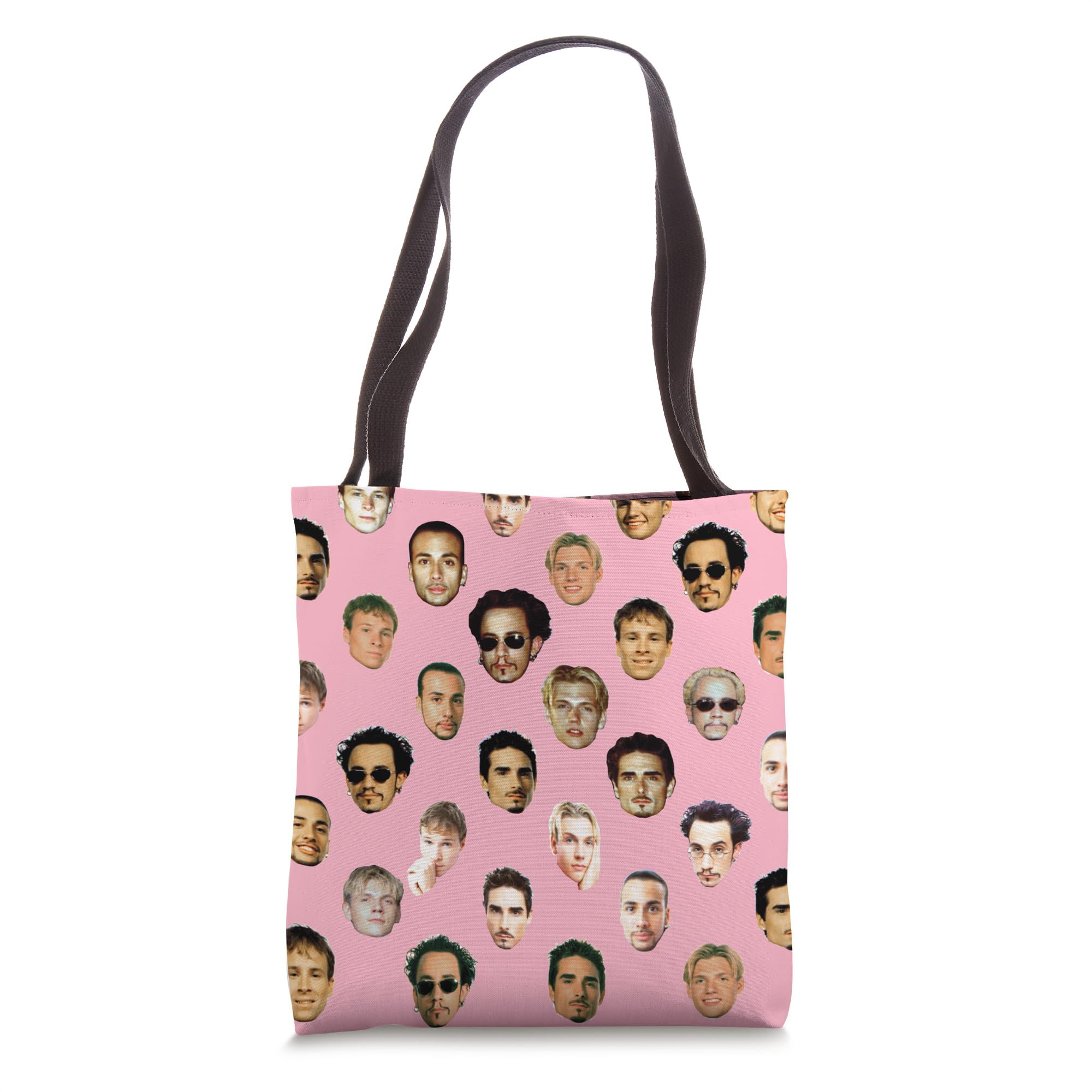 Backstreet Boys – Repeated Faces Pink Tote Bag