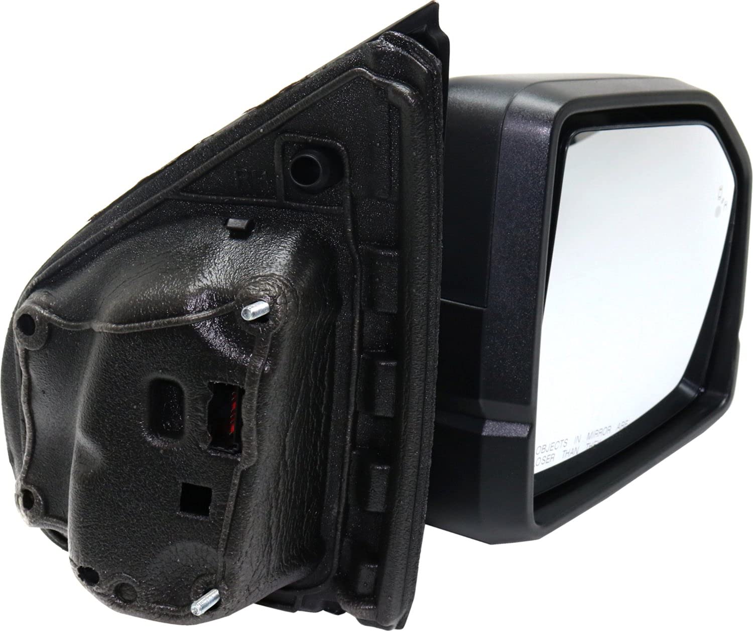 Kool Vue Driver & Passenger Side Power Heated Mirrors for Ford F-150 2015-2019 Power Fold With Signal Light, Blind Spot Monitor; without Memory Textured w/o 360-Degree Cam