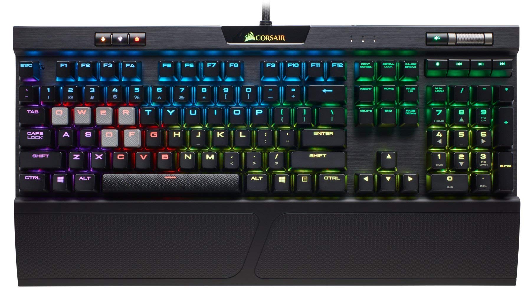 K70 RGB MK.2 Mechanical Gaming Keyboard — CHERRY MX Brown (Renewed)