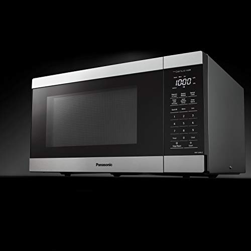 Panasonic NN-SU66LS 1100W with Genius Sensor Cook and Auto Defrost Countertop Microwave Oven, 1.3 cu ft, Stainless Steel