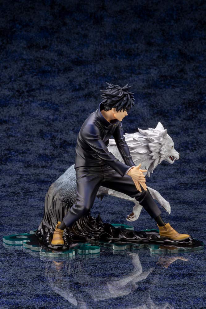 Kotobukiya Jujutsu Kaisen: Megumi Fushiguro ArtFX J Statue, Multicolor, 7 inches