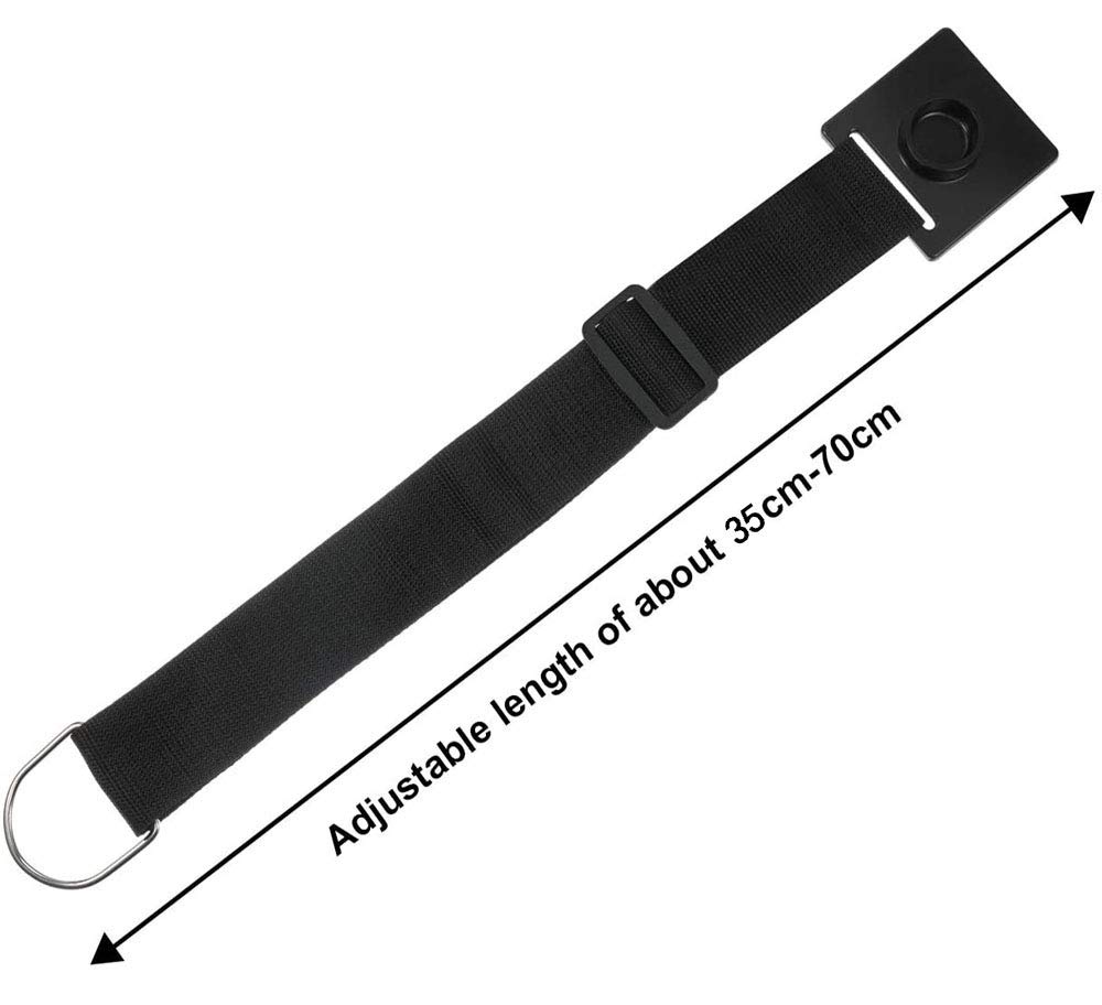 Jiayouy Violoncello Endpin Stopper Strap Anchor Non-slip Endpin Stopper Holder Stand for Cellist Practice Performance Black