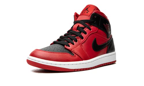 Jordan Mens 1 Mid 554724 660 Reverse Bred - Size 13