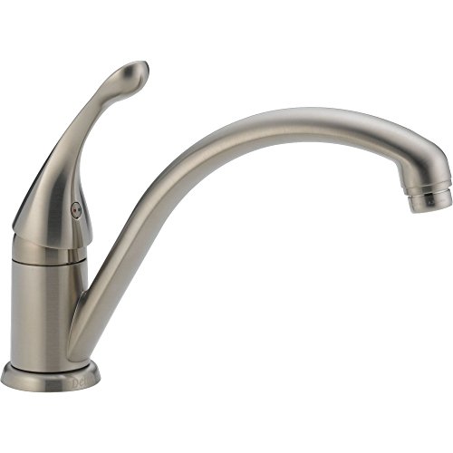 Delta Faucet 141-SS-DST Collins Single Handle Kitchen , Stainless, 3.00 x 13.00 x 22.00 inches