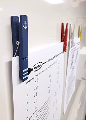 Teacher Created Resources Anchors Magnetic Clothespins (77250)