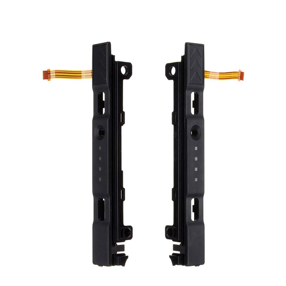 Left Right Slide Rail Replacement Slider Rail with Sensor Flex Cable for Nintendo Switch Joy Con Controller L R Switch Middle Button Holder