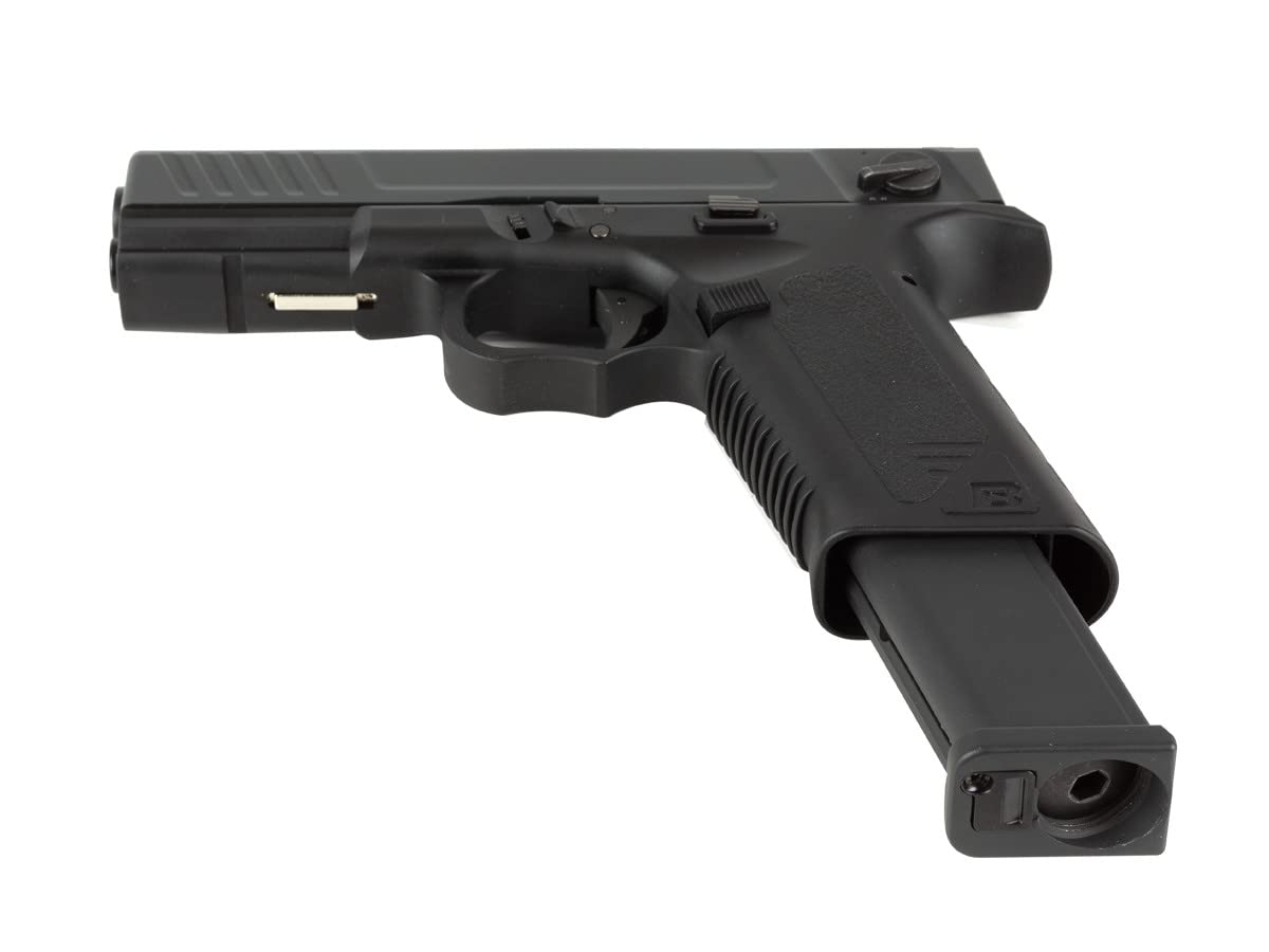 Barra Airguns 009 Full Auto BB Gun Pistol, CO2 Blowback Select Fire Air Pistols, BB Guns for Kids & Adults, 18-Round Drop-Free Magazine, 325 FPS, 177 Caliber BBS