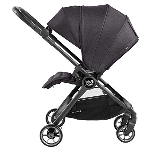 Baby Jogger City Tour LUX Stroller | Compact Travel Stroller | Lightweight Baby Stroller with Backpack-Style Carry Bag, Perfect for Travel, Granite