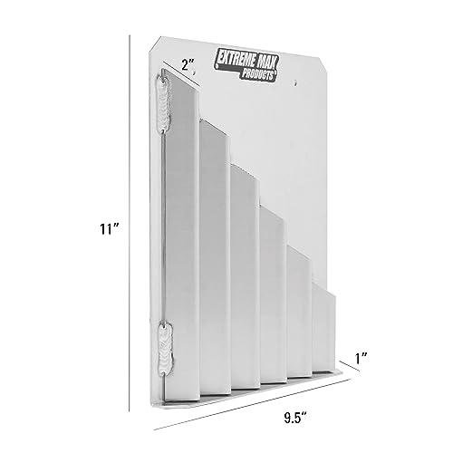 Extreme Max 5001.6211 Wall-Mount Aluminum Zip Tie Storage Dispenser for Race Trailer, Garage, Shop, Enclosed Trailer, Toy Hauler