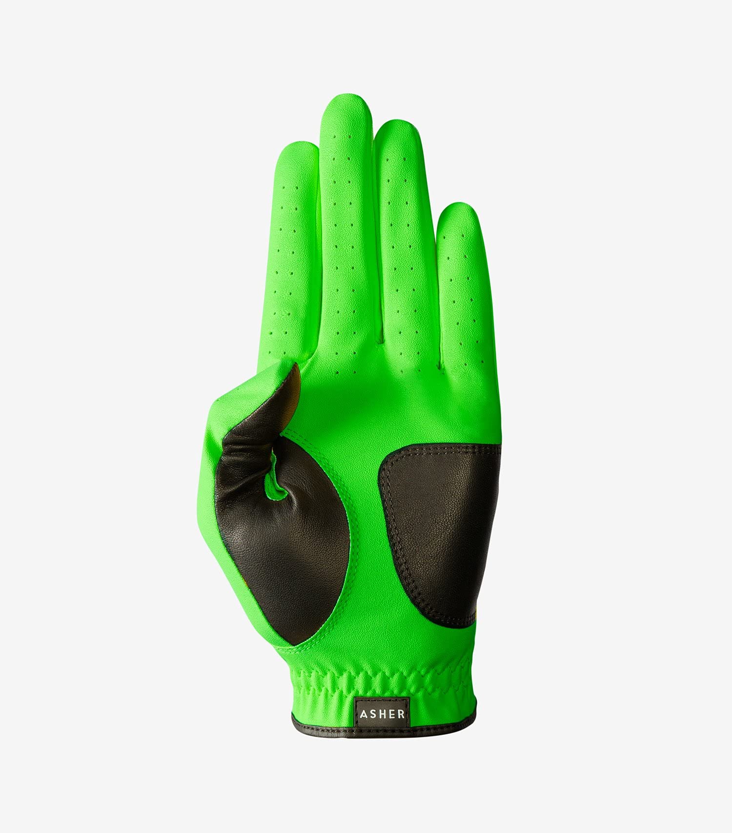 Asher Ladies Chuck Neon Green Golf Glove - Small (goes on Left Hand)