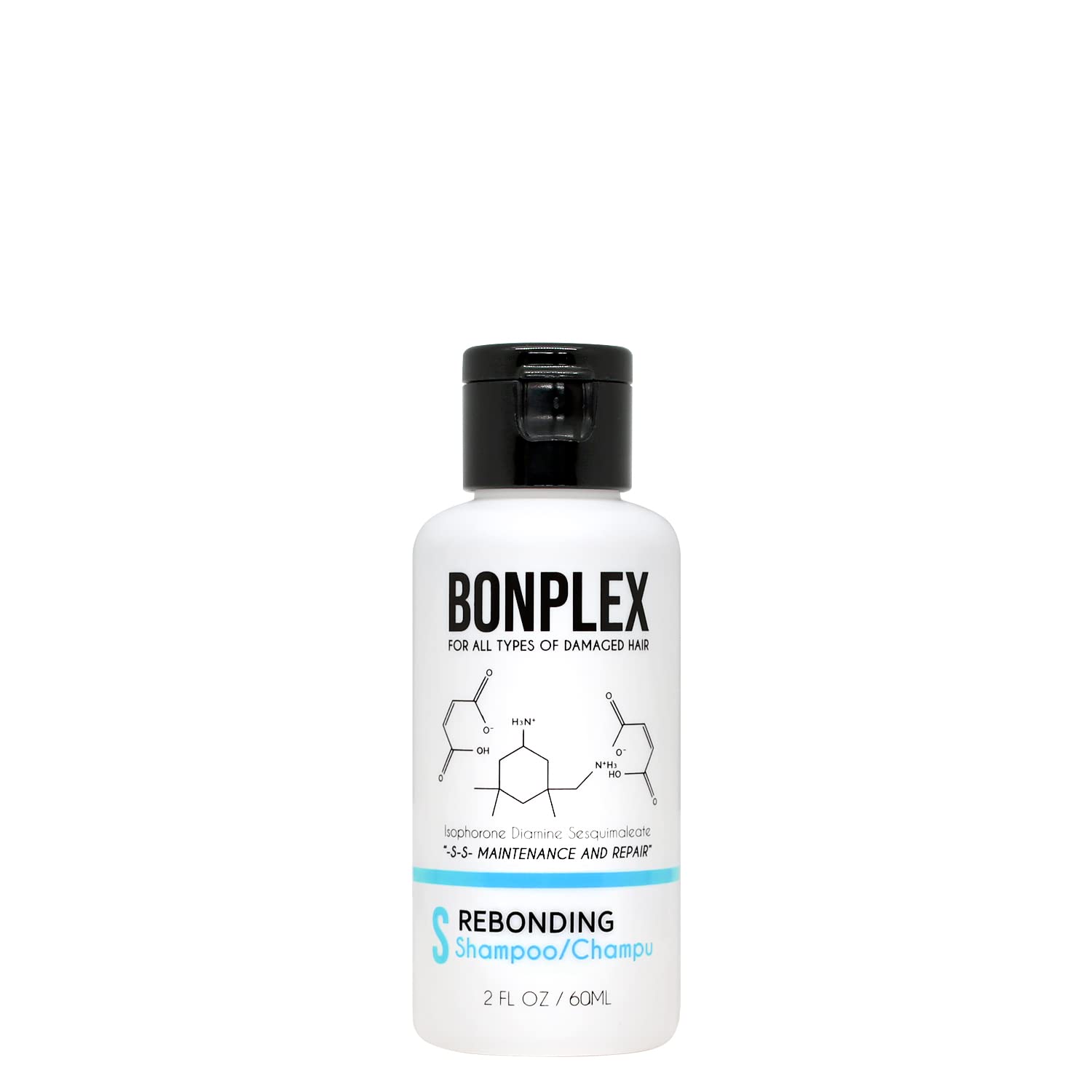 BONPLEX Rebonding Shampoo For All Hair Types | For Damaged, Dry, Brittle, Colored, Permed, and Chemically-Treated Hair | Safe for Hard Water | Reconnect Broken Disulfide Bonds