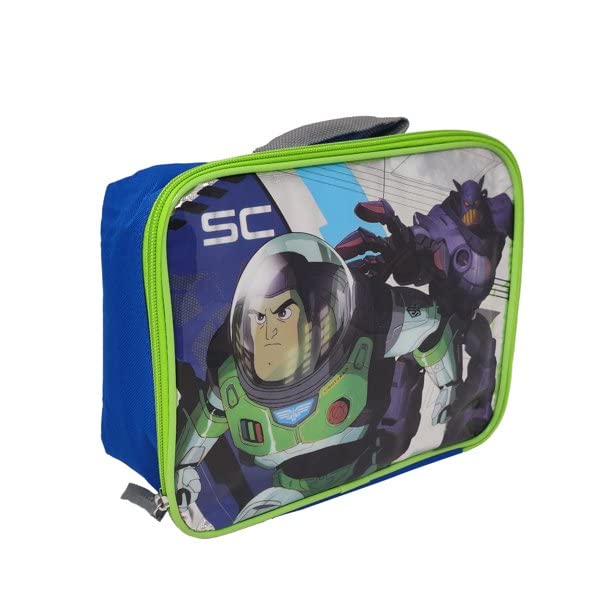 BUDDY N BUDDIES Buzz Lightyear Rectangle Lunch Bag, Reusable Cute Lunch Box, School Lunch Container for Teen Boys Girls