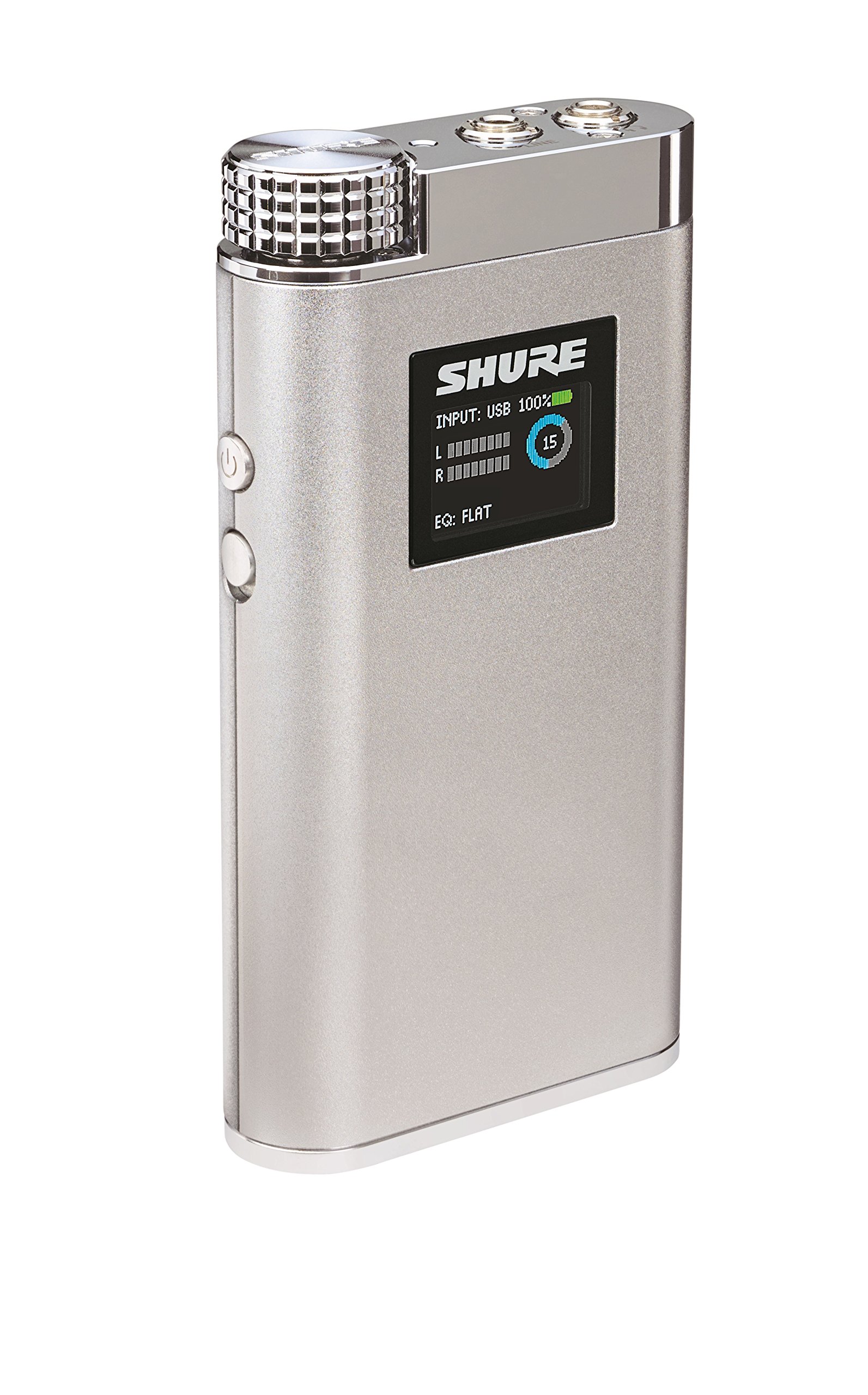 Shure SHA900 Portable Listening Amplifier, Enhanced Audio Control with DAC Conversion for use In-Line between Digital Audio Sources and Headphones or Earphones, includes 4-Band Parametric EQ
