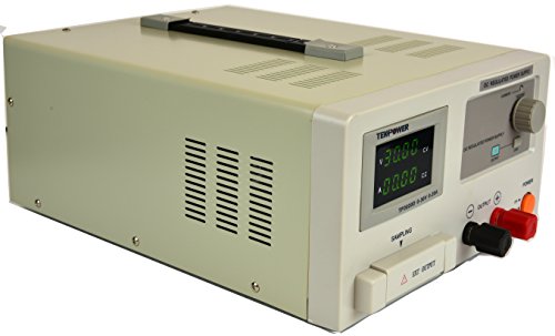 Tekpower TP12003D DC Adjustable Linear Power Supply, Input 120V, Output 0-120V @ 0-3A Adjustable,Transformer Type Clean Power Source (120Volt/3A), Better than HY3003D