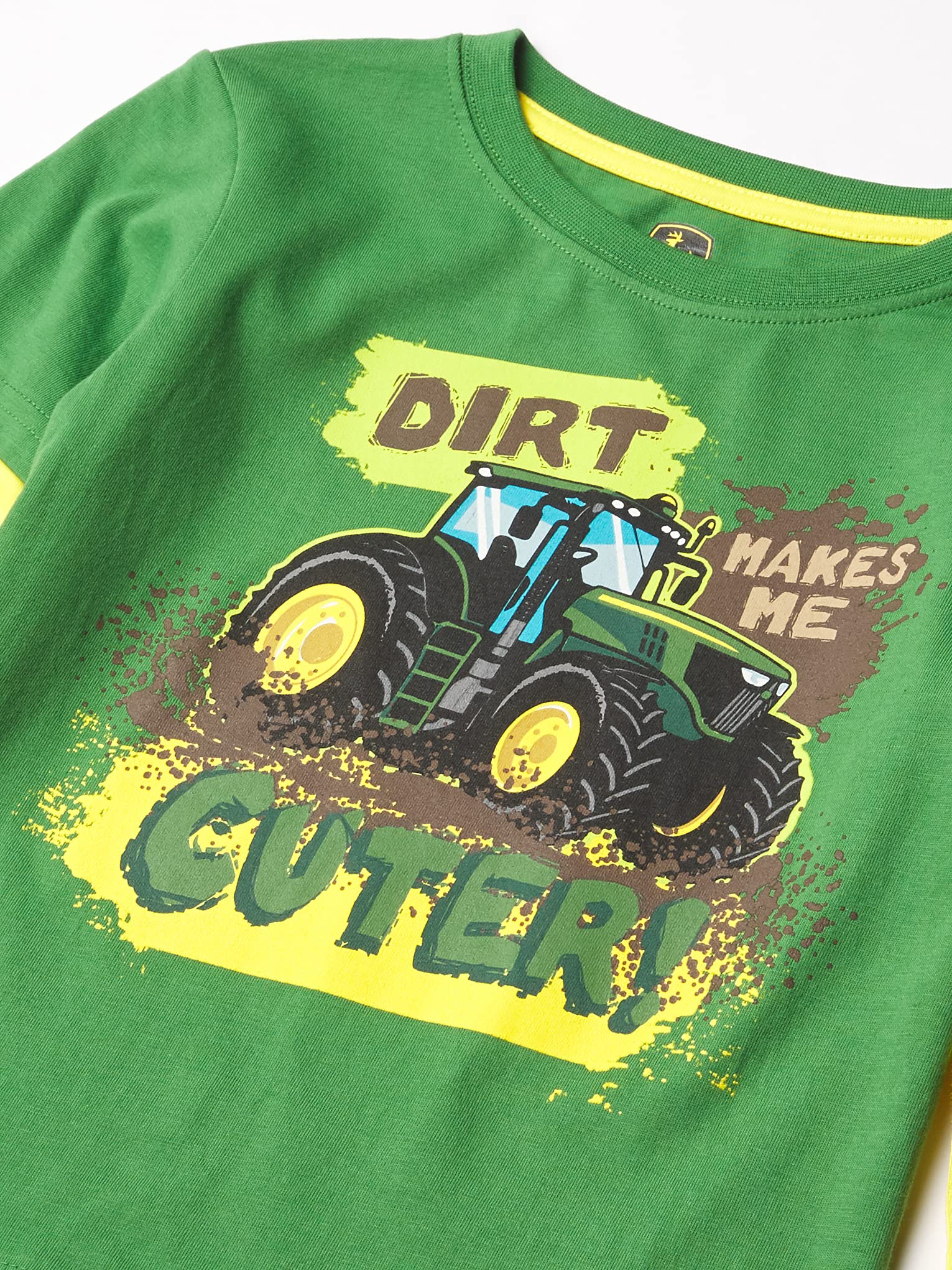 John Deere Toddler Boys' T-Shirt, Brown Heather, 3T