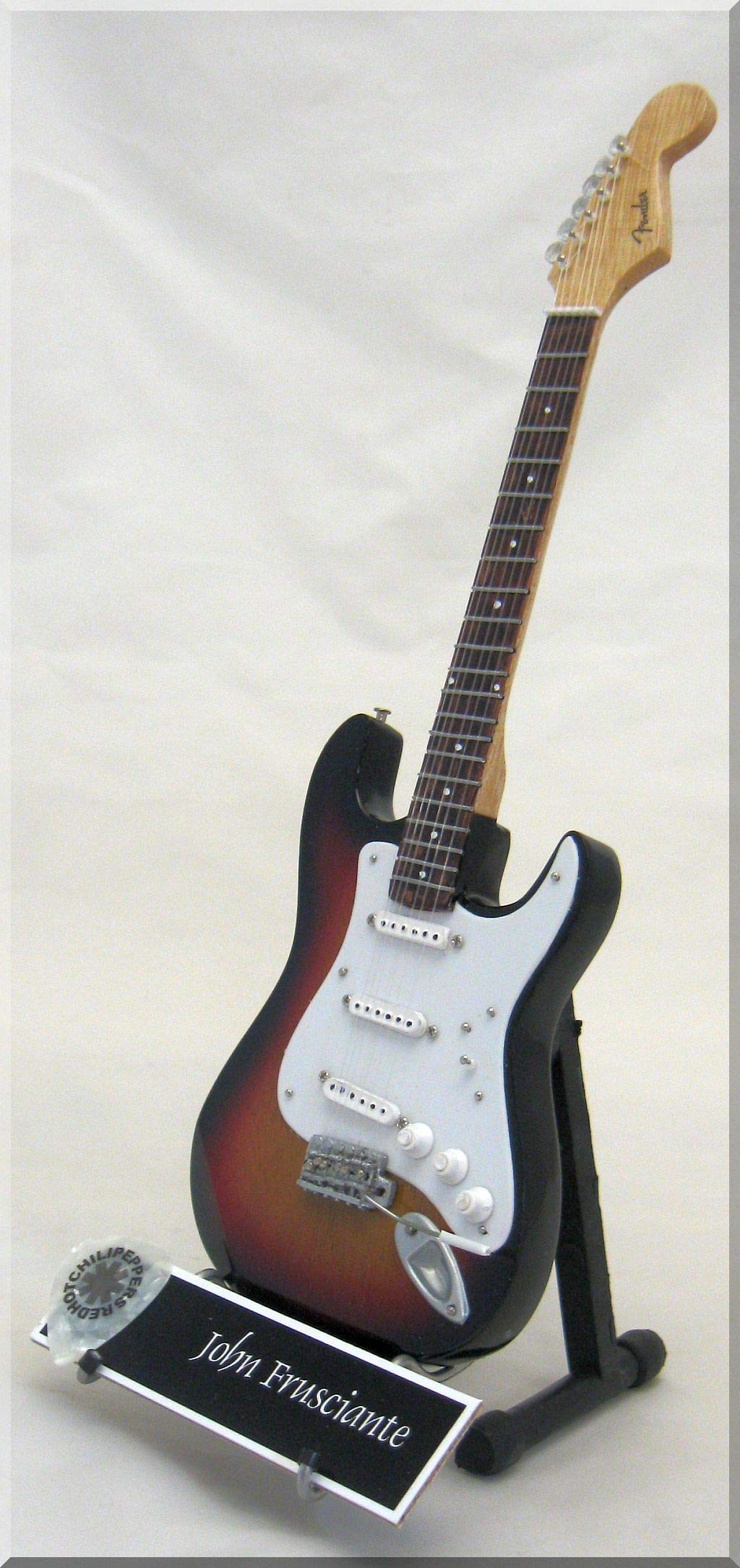 JOHN FRUSCIANTE Miniature Guitar Replica w/Guitar Pick