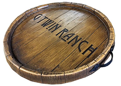 Wine Barrel Serving Tray Personalized