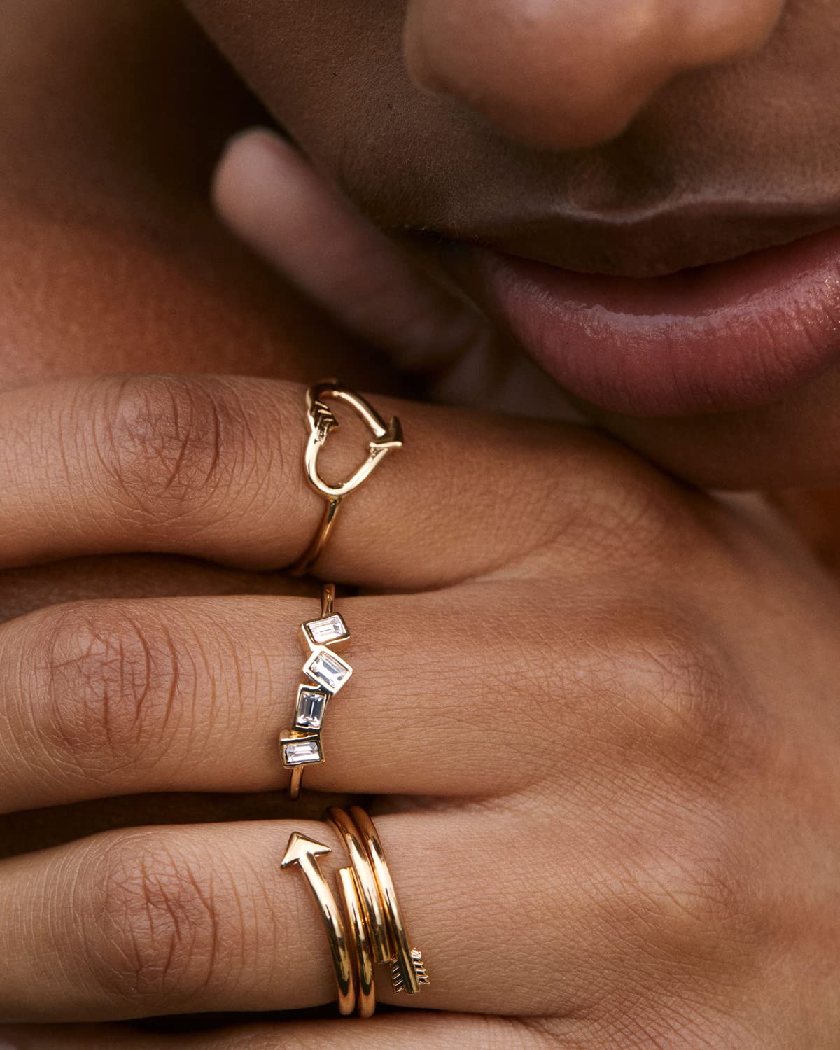 Bryan Anthonys Beautifully Broken Ring, 14K Gold Rings for Women, Size 8