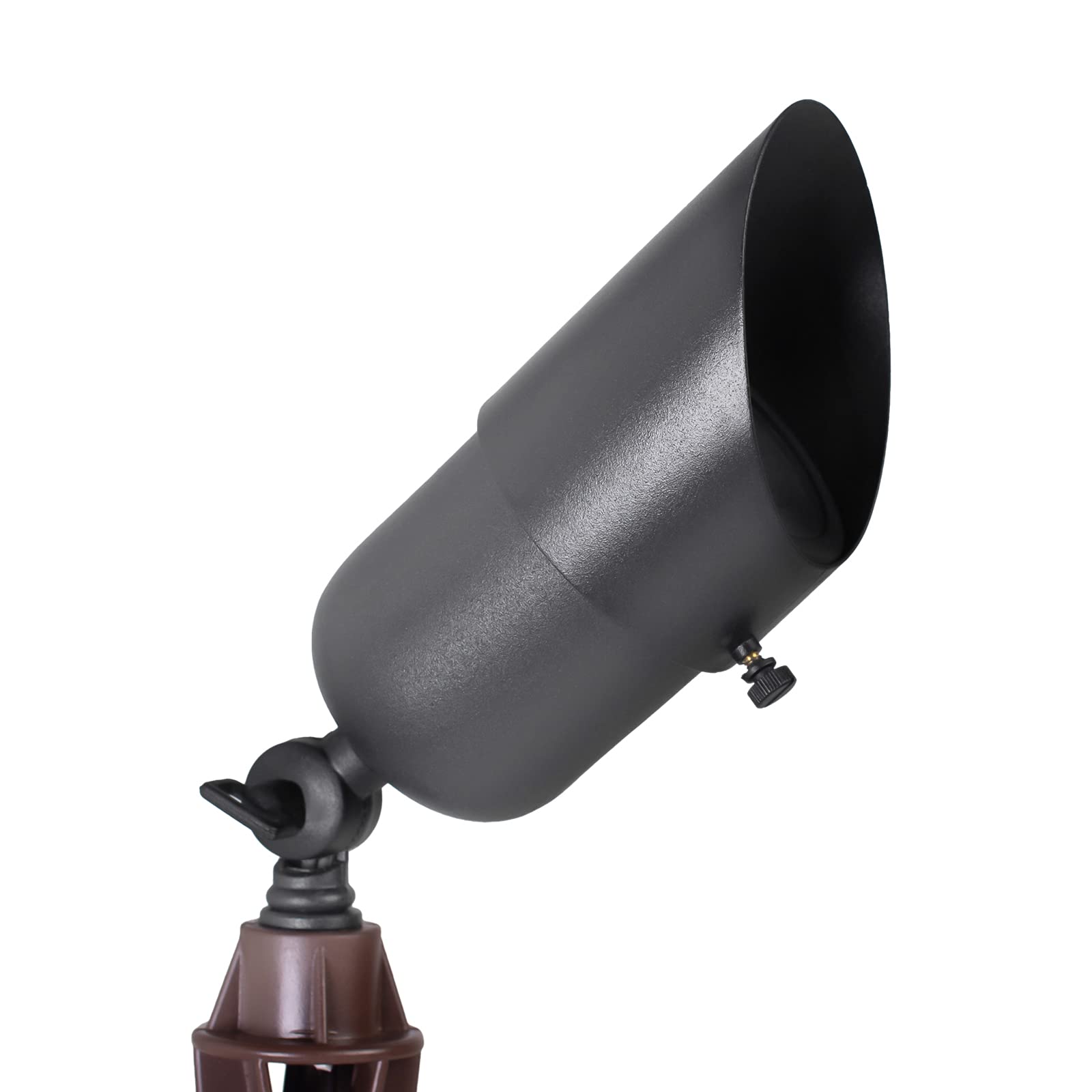 Landscape Spotlights Outdoor Uplights Accent Area Flood Garden Yard Patio Porch Wall Tree Driveway Lawn Lights,12V Low Voltage LED Brass Copper Landscape Lighting & Accessories Texture Black