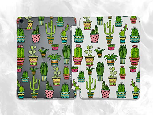 Kawaii Cactus Blossom Flowers case Compatible with iPad Mini Air Pro 7.9 8.3 9.7 10.2 10.9 11 12.9 inch Pattern Cover New 2022 2021 Trifold Stand 3 4 5 6 7 8 9 Generation 501 (10.2" 7/8/9 gen)