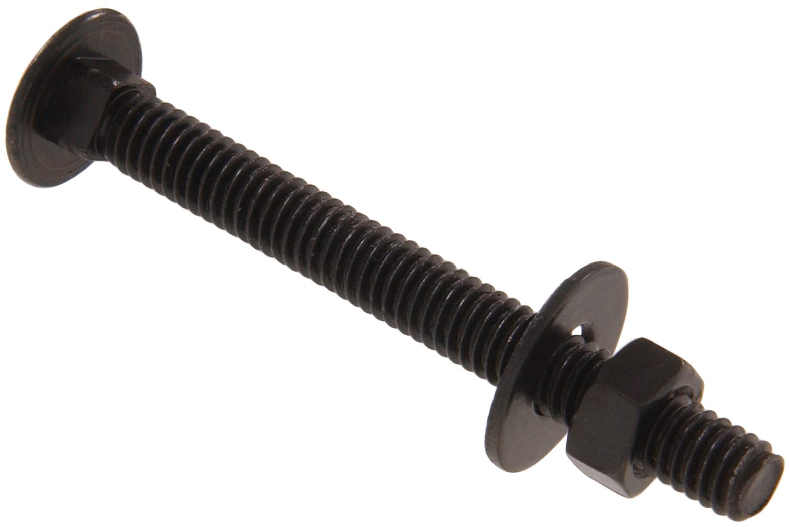 The Hillman Group Black 852517 5/16 x 3 Carriage Bolt Finish 3-Pack, 5/16" x 3"
