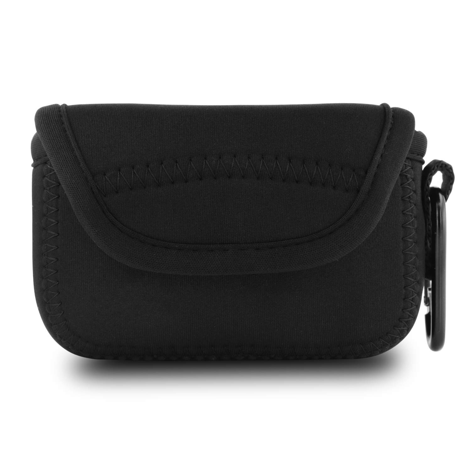 MegaGear 'Ultra Light' Neoprene Camera Case Bag with Carabiner for Canon PowerShot G7X, Canon PowerShot G7 X Mark II Cameras (Black)
