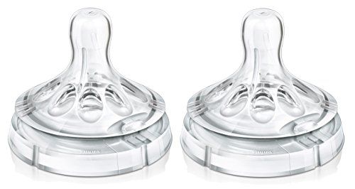 Philips Avent Variable Flow Natural Nipple, 2-Count
