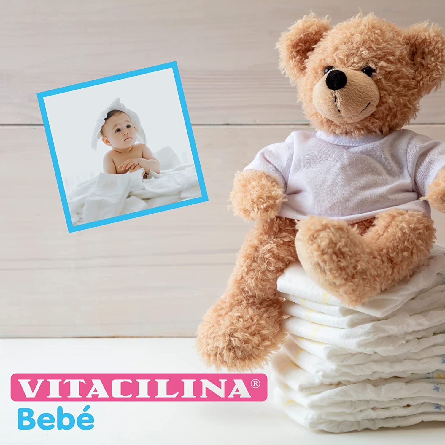 Vitacilina Bebe Diaper Rash Ointment 1.76 oz. (Quantity of 6)